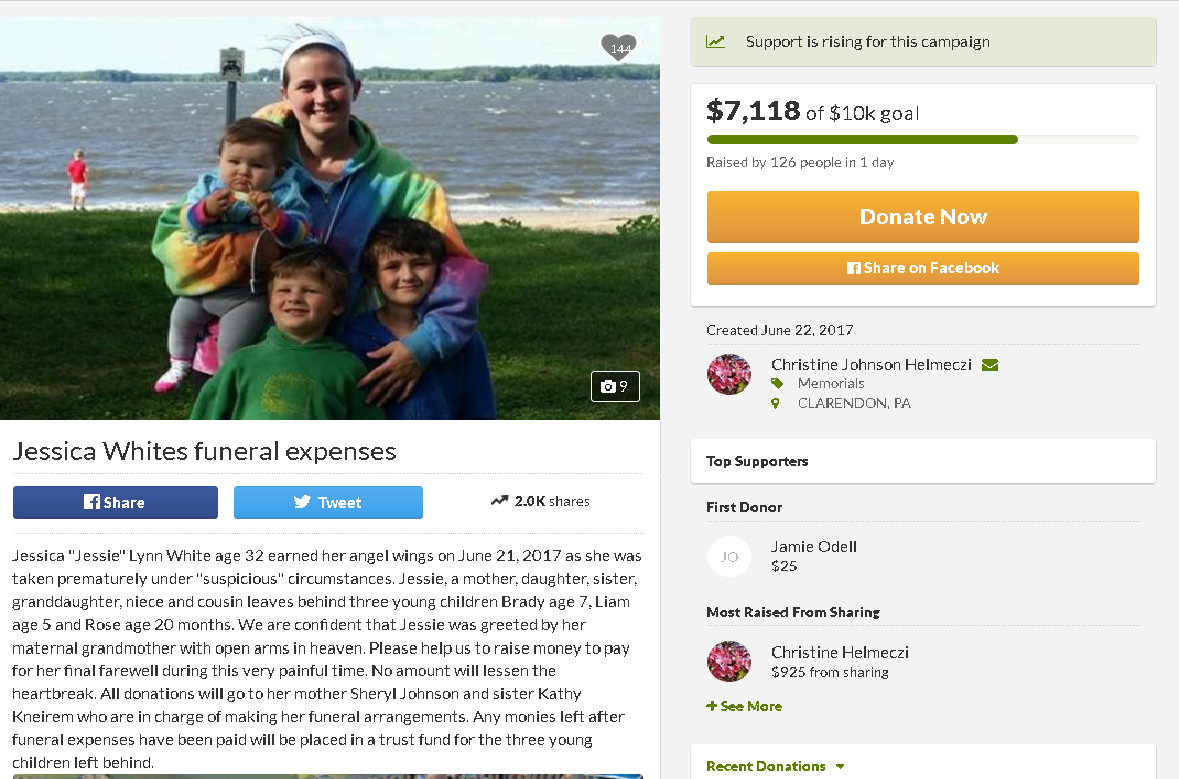 Gofundme Campaign Set Up For Funeral Expenses For Victim News Sports Jobs Times Observer
